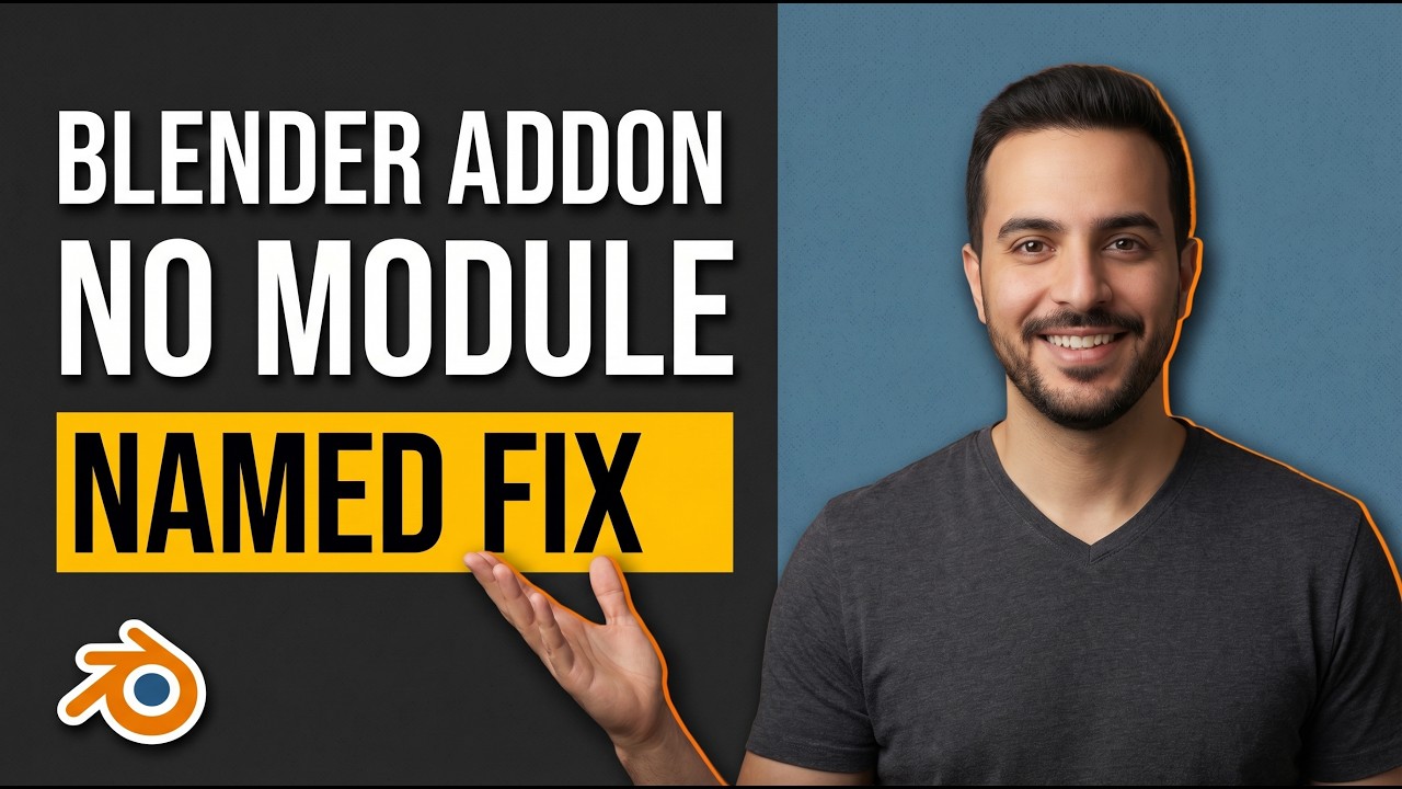 Blender Addon No Module Named Fix (Easy Step-By-Step Guide)