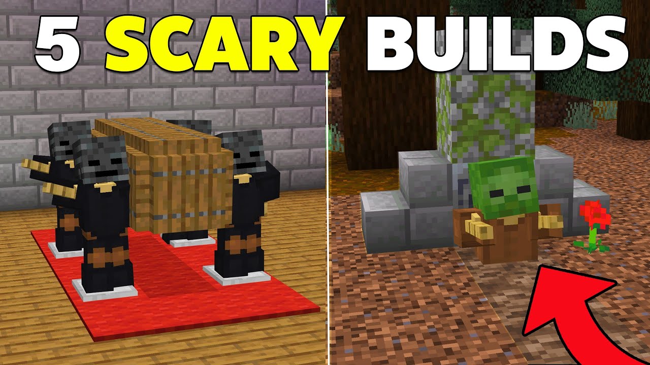 5 SCARY Redstone Builds in Minecraft Bedrock! - Minecraft Builders