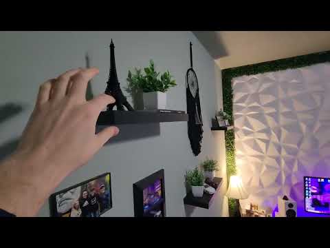 Boswillon 4 Sets Black Floating Shelves with Invisible Brackets Review