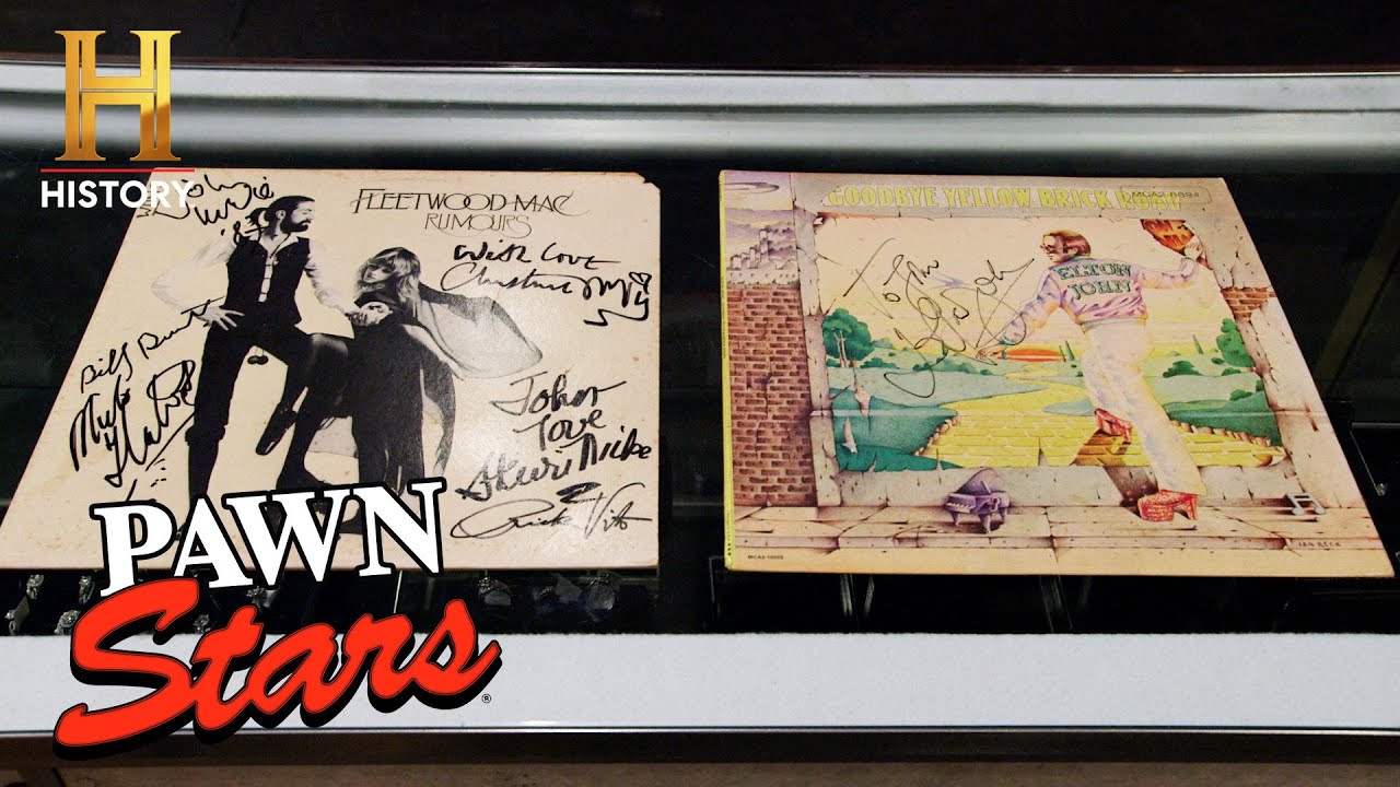 AUTOGRAPHED Elton John & Fleetwood Mac Albums (Season 21) | Pawn Stars