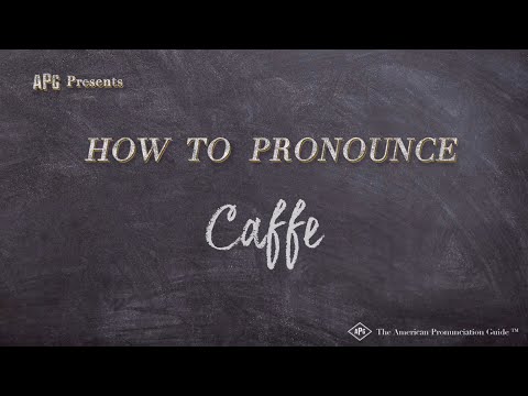 How to Pronounce Caffe (Real Life Examples!)