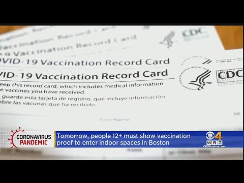 Boston To Start Requiring 'Proof Of Full Vaccination' For Everyone 12+ In Certain Indoor Spaces
