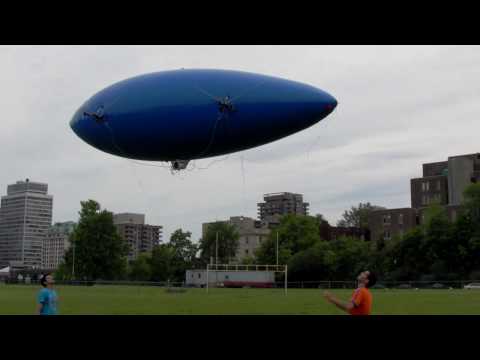 MkII ALTAV - Unmanned Finless Airship Flight Test - Closed Loop PD.