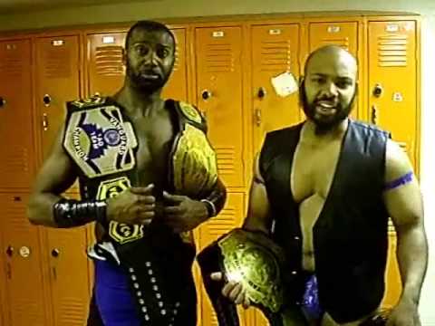 NWA-VCW"HOT NAKED" Wrestler ACCUMULATES BOTH CHAMPIONSHIP BELTS Assault N Battery