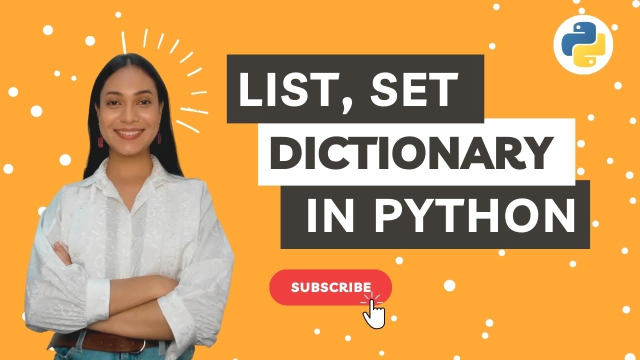 List, Set and Dictionary in Python  | Python Programming Tutorials | Meritshot Tutorials