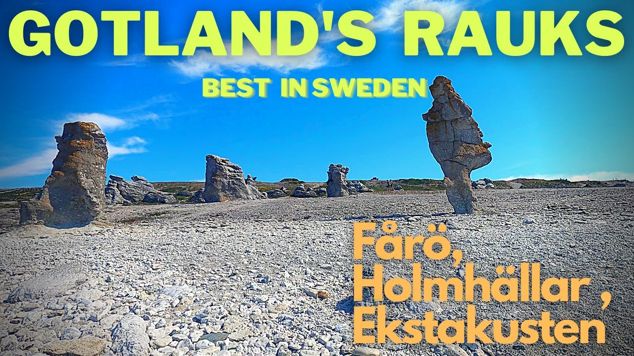 Fårö Island | Holmhällar Rauks | EkstaKusten Nature Reserve | Visby-Nynähsamn Ferry | Gotland Trip