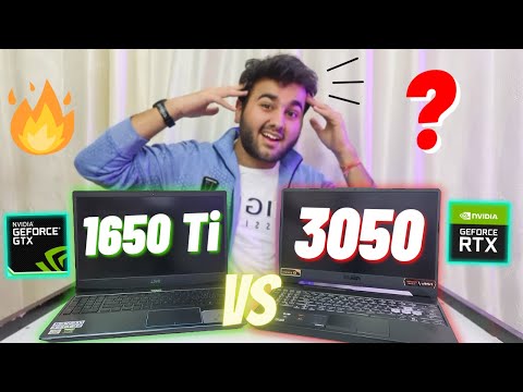 GTX 1650 Ti vs RTX 3050 - 5 Games Tested 🔥| ASUS TUF A15 & DELL G3⚡️