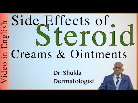 Side effects of steroid creams and ointments