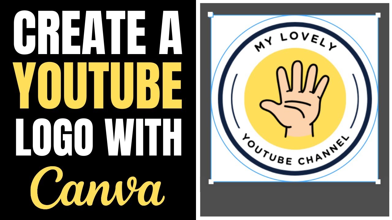 How to create a YouTube logo with Canva