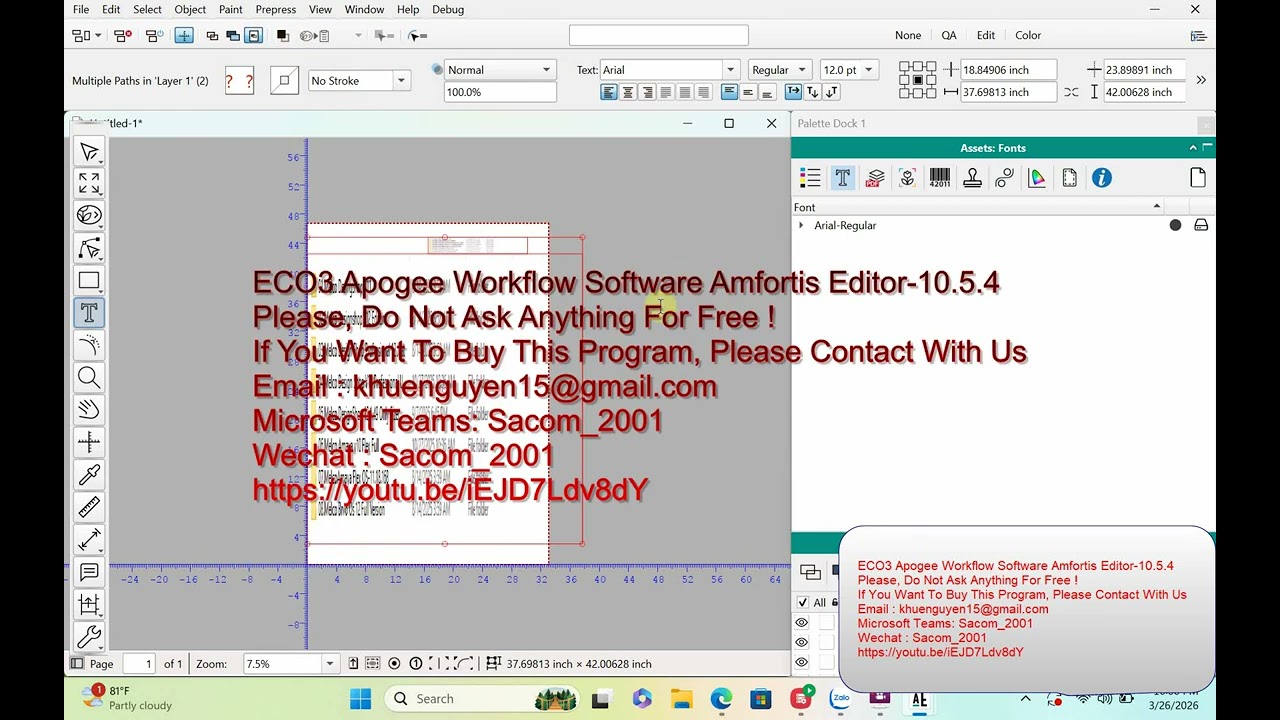 ECO3 Apogee Workflow Software Amfortis Editor-10.5.4