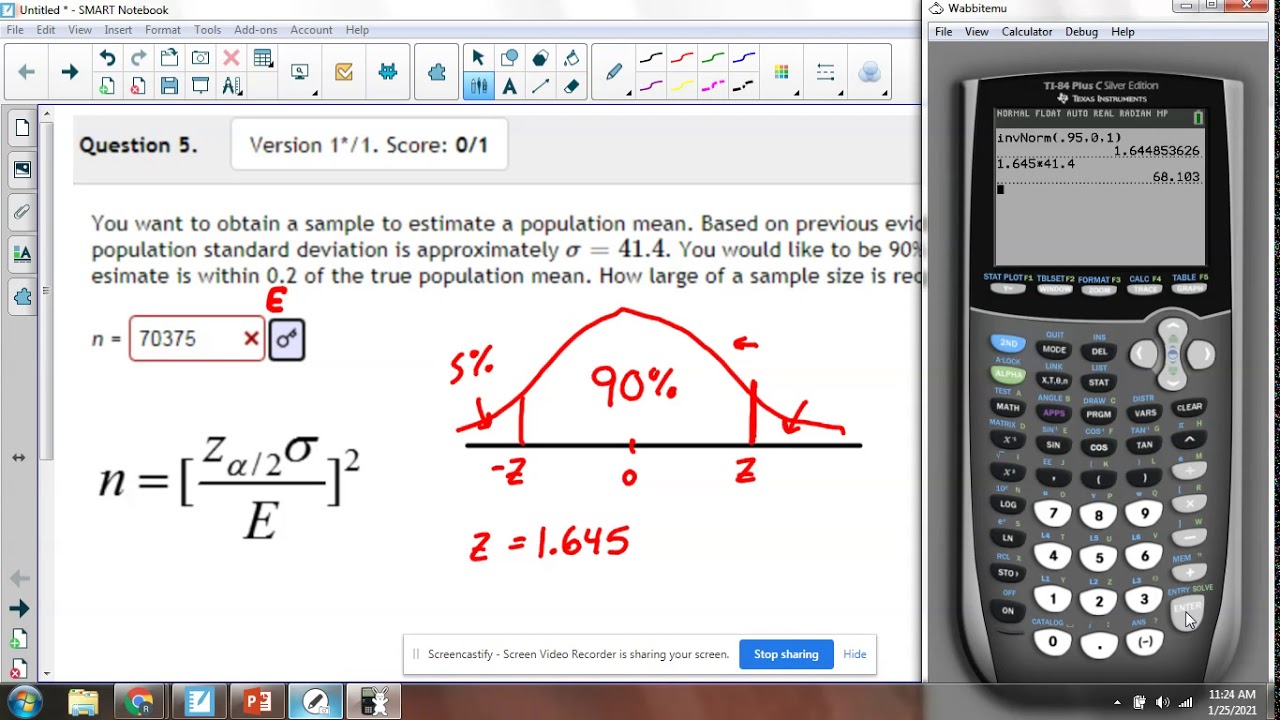 MAT131/131: Chapter 8 - Finding Sample Sizes for Confidence Intervals