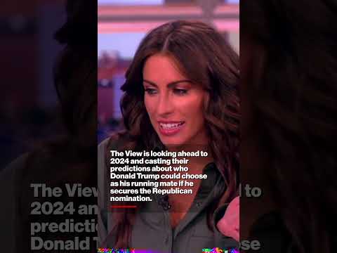 'The View's Sunny Hostin Shades Alyssa Farah Griffin After Trump VP Predictions #shorts