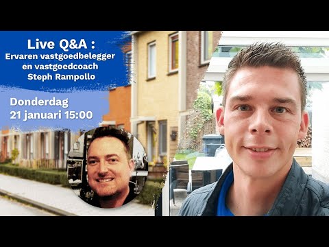 Live Q&A: Ervaren vastgoedbelegger en vastgoedcoach Steph Rampollo