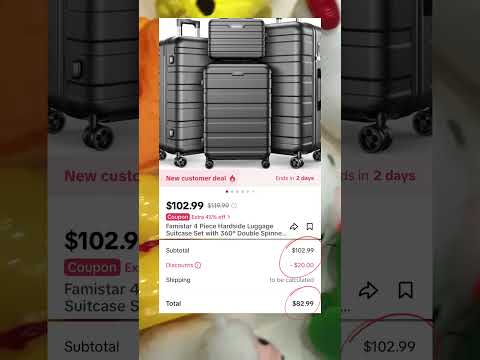 Best Checked Luggage 2024 | Affordable Suitcases & Sets #luggage