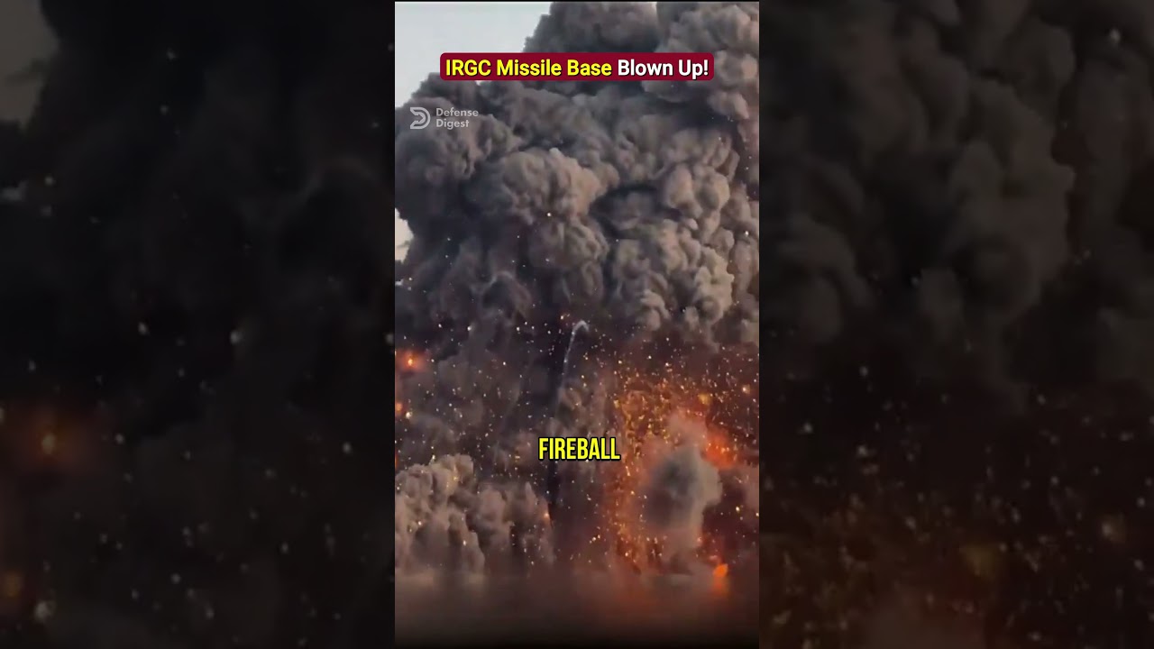 US-Israel Strike Destroys IRGC Missile Base in Isfahan!