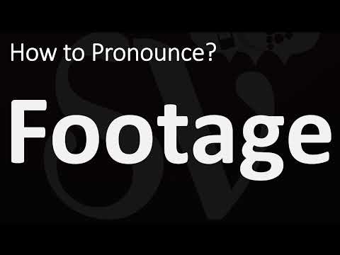 How to Pronounce Footage? (CORRECTLY)