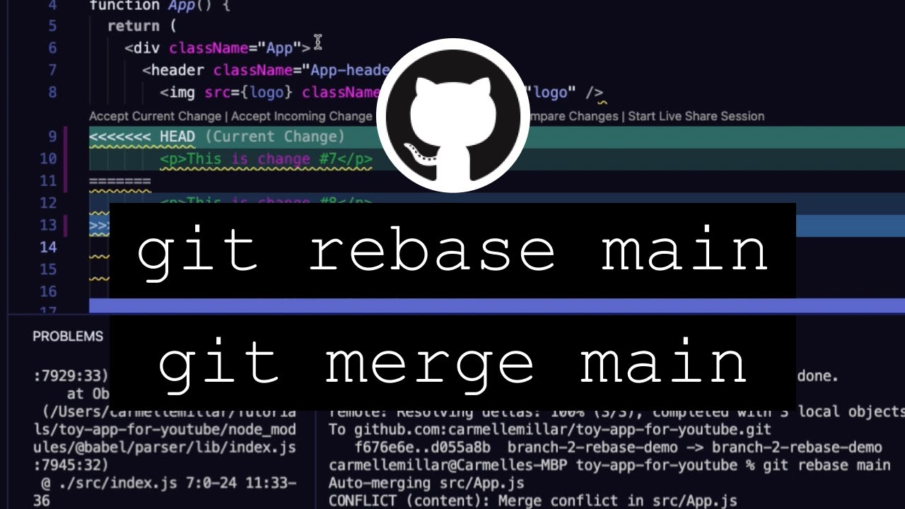 What's the difference between git merge and git rebase? | Overview | Fast Tutorial
