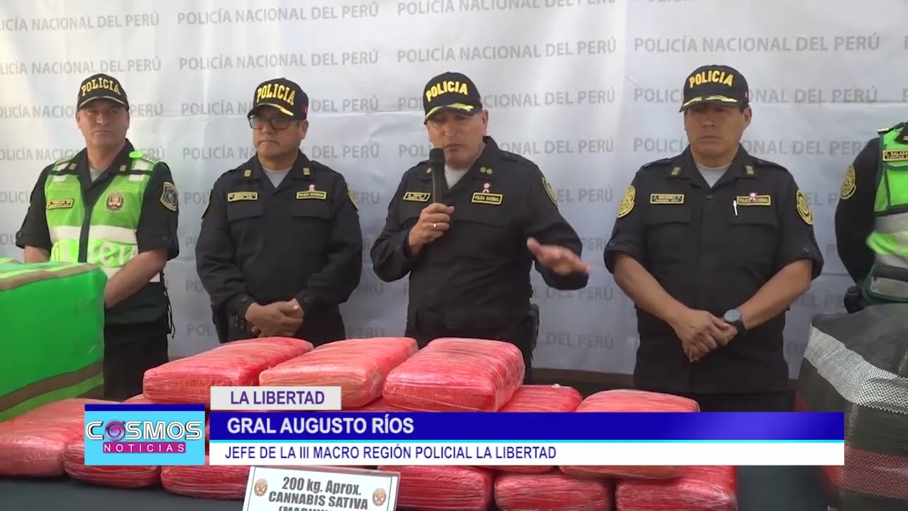 La Libertad: PNP incauta 200 kg de marihuana en C.P. Cerro Blanco