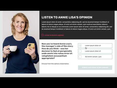 Case analysis - elearning template example