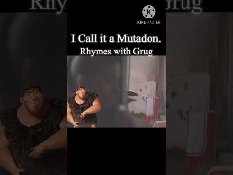I Call This Creature A Mutadon, Because it Rhymes with Grug #croods #jurassicworldrebirth #memes