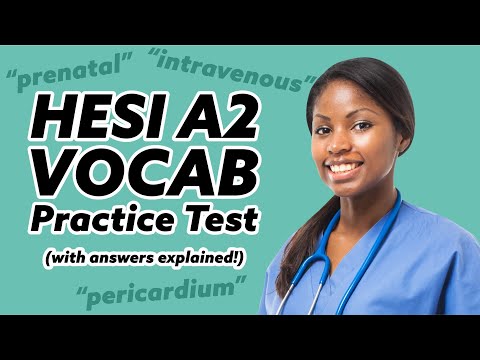 HESI A2 Vocabulary Practice Test
