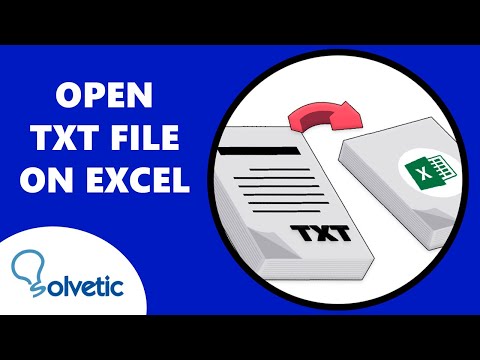 ✔️ How to OPEN TXT FILE on EXCEL