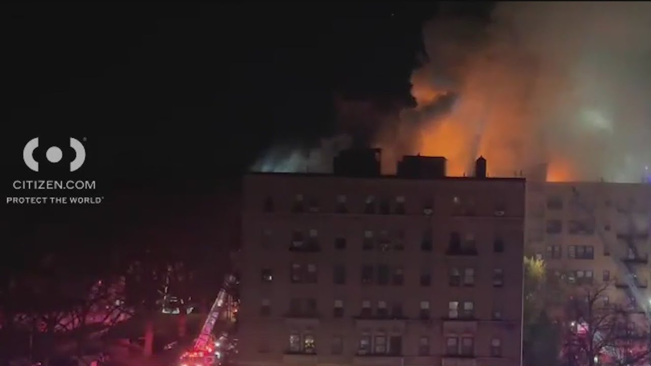 A fire ripped through a Mount Vernon apartment building