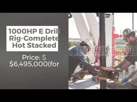 1000HP E Drill Rig-Complete Hot Stacked in Excellent Condition ...