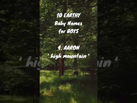 Did You Know These Name Meanings? Earthy Boys #babynameideas