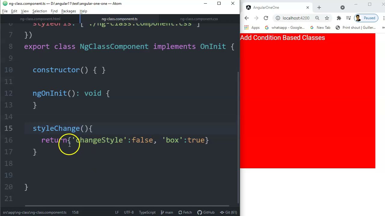 NgClass | Angular Conditional Class | ngClass Angular | Angular ngClass