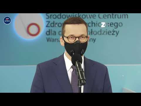Mateusz Morawiecki - konferencja w Środowiskowym Centrum Zdrowia Psychicznego dla dzieci i młodzieży