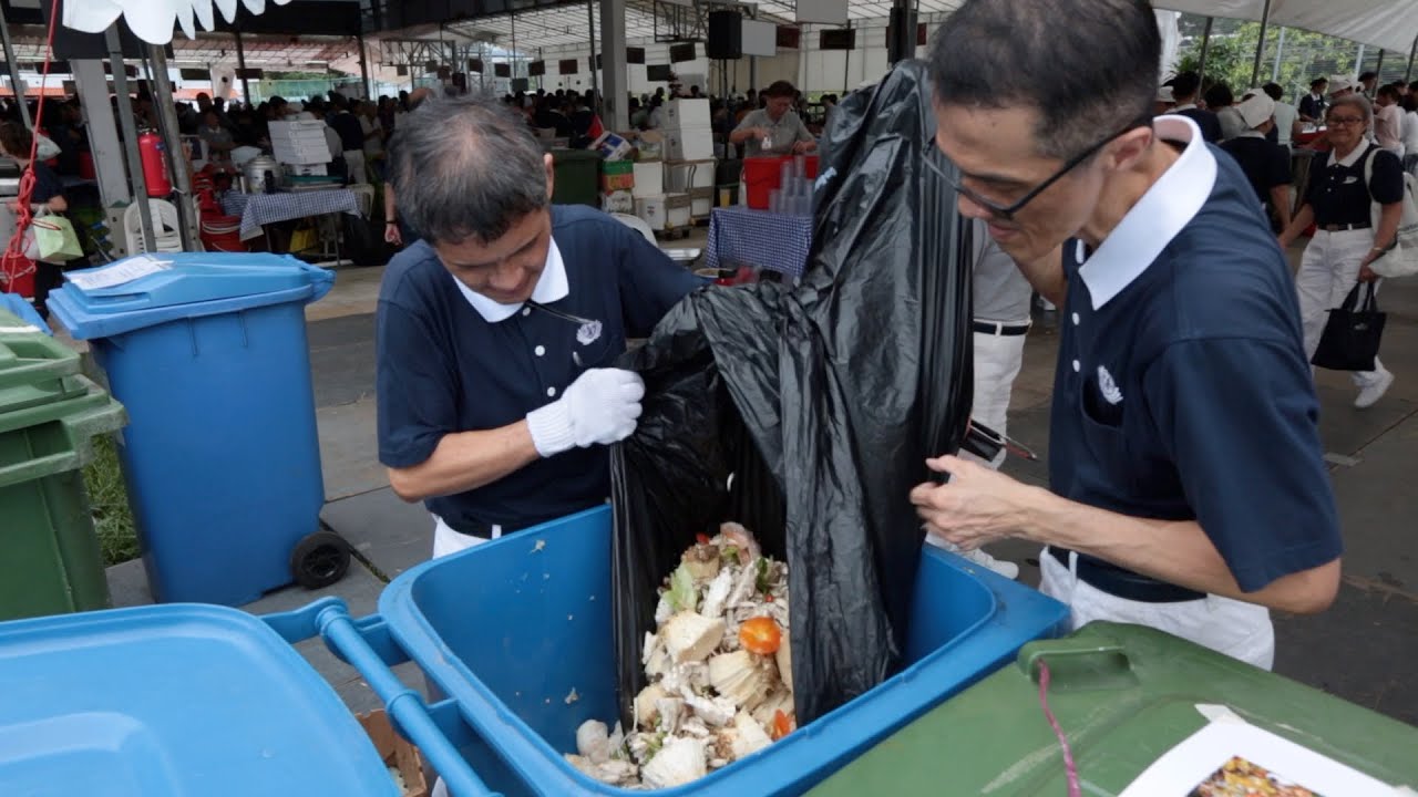 Recycling of food waste collected from a Green Charity Fair - Tzu Chi ...