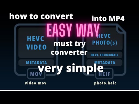how to convert HEVC file into MP4 and many more types | EASY WAY | EASY TRICK 2020 #HEVC into #MP4