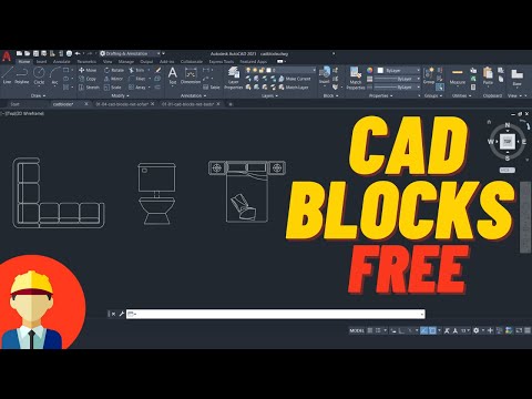 CAD BLOCKS download for free and how to use it | Insert CAD BLOCKS in AutoCAD