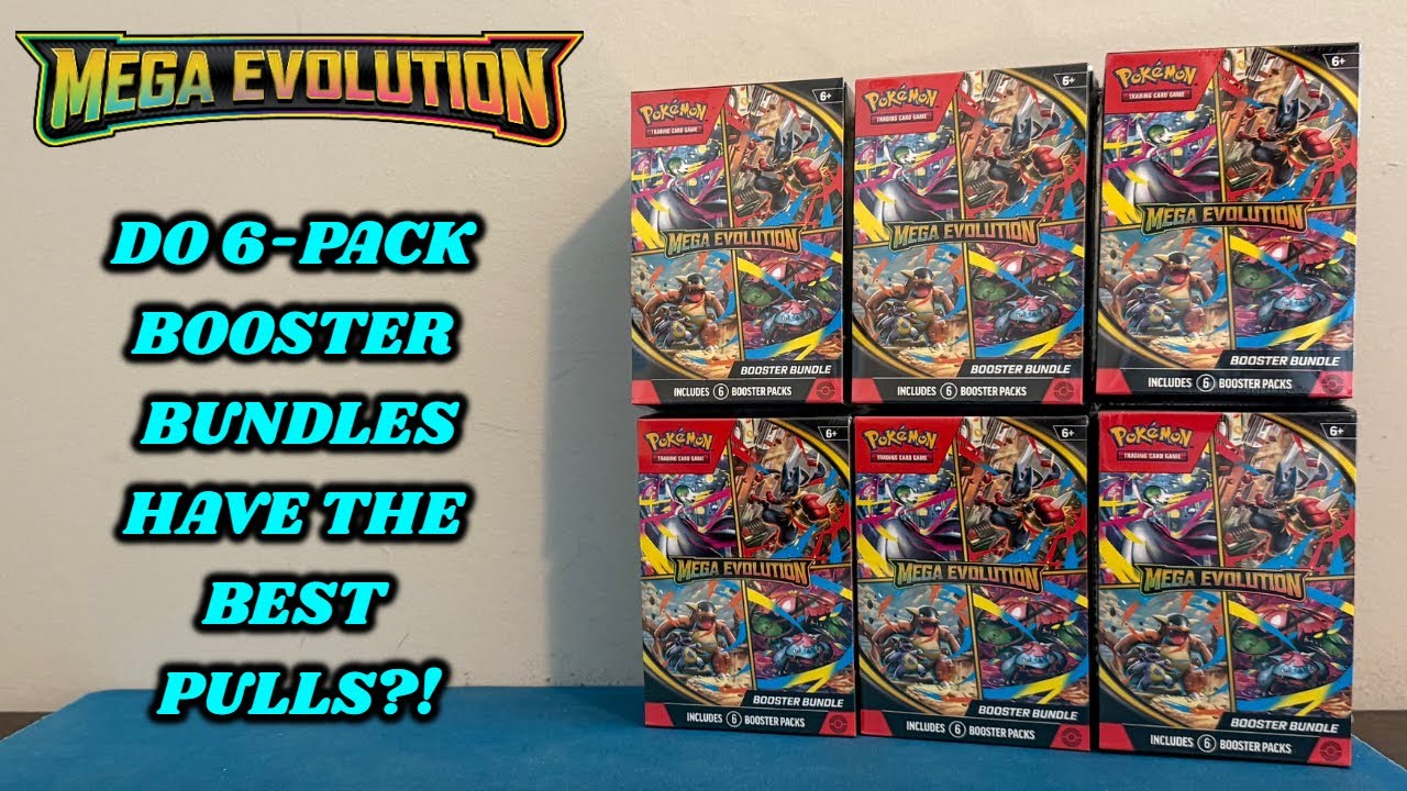 WOW!! Are MEGA EVOLUTION Booster Bundles the BEST PRODUCT from this NEW POKEMON SET?!