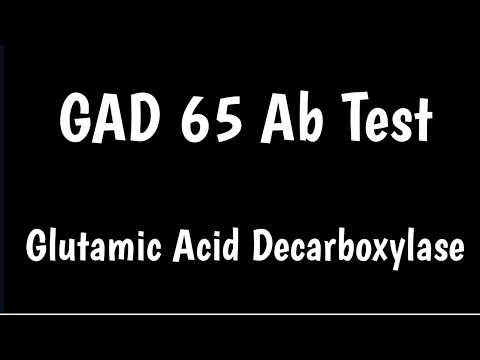 GAD 65 Antibody Test | GAD Antibodies in T1DM | Glutamic Acid Decarboxylase |