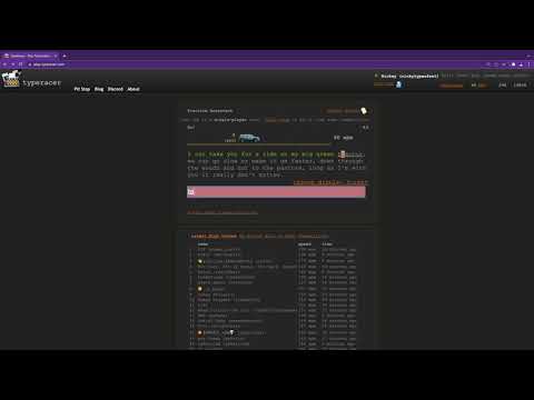 Typeracer practice highlights