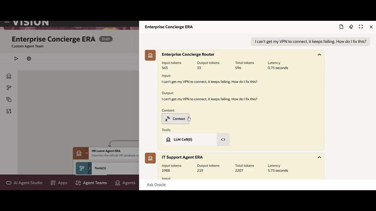 Enterprise Manager Concierge Multi Agent Orchestration