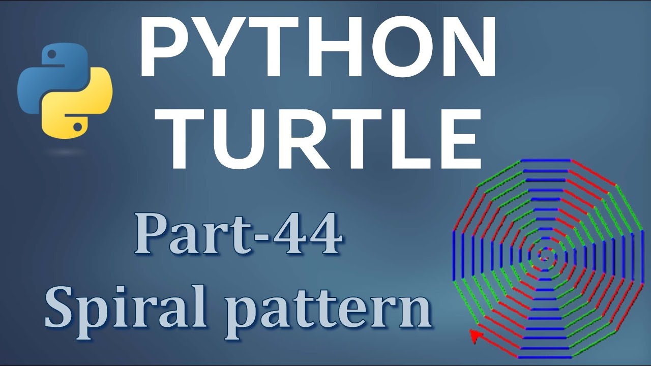 Python Turtle Coding | Spiral Pattern Project