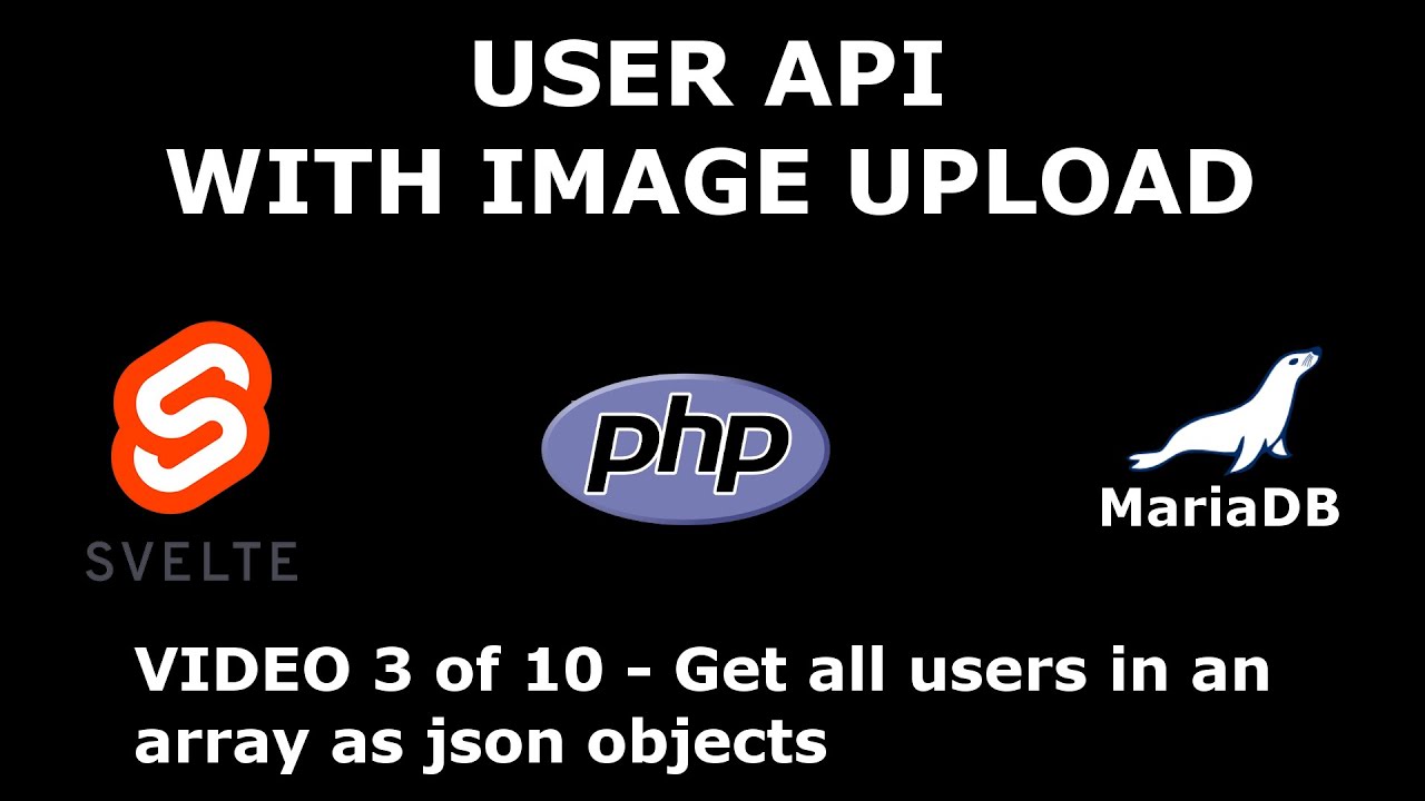 Get all users from the API. Each user as a JSON object and all of them inside an array