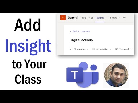 Add Insights Tab to Microsoft Teams | How To Add Insights Tab To Microsoft Teams | #TeamsInsights