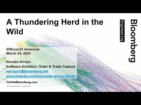 SREcon25 Americas - Case Study: A Thundering Herd in the Wild