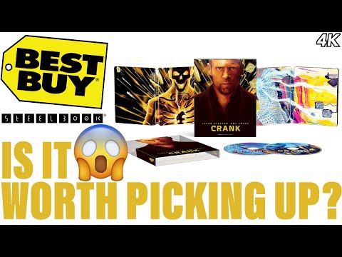 CRANK 4K Best Buy Exclusive #steelbook #unboxing and #review #fyp
