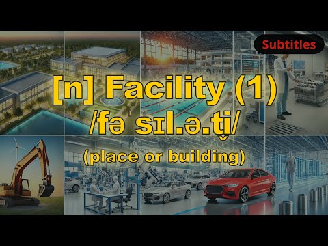 [n] Facility meaning (place or building) with 5 examples