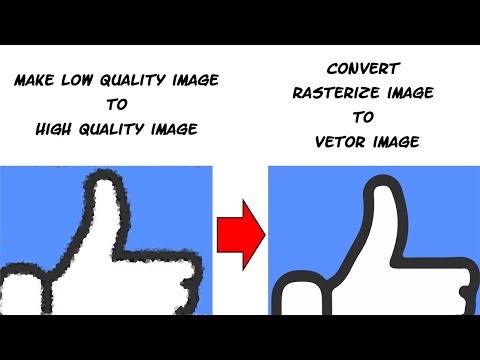 Convert raster image to vector image | Adobe Illustrator tutorial | Low quality to high quality