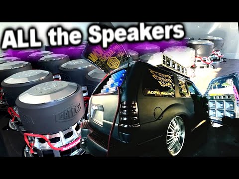 All the Speakers (too many to count) Crazy Ford Explorer Sound System ...