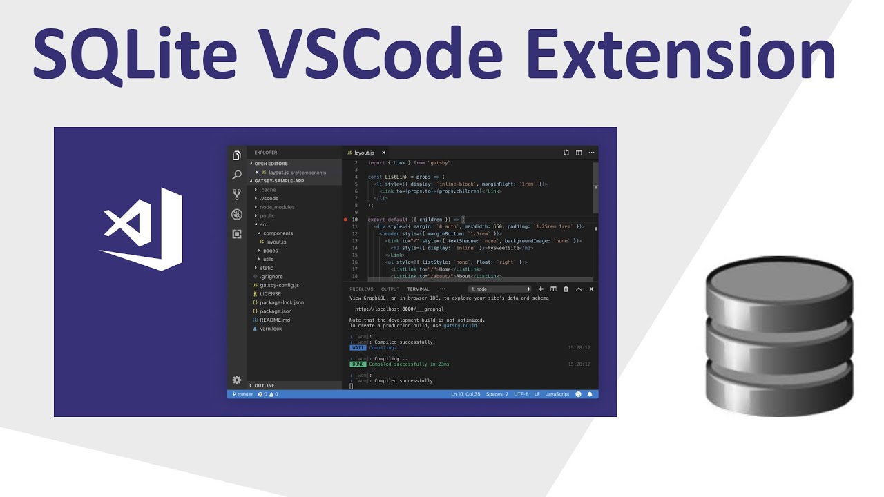 Using SQLite with VS Code Extension