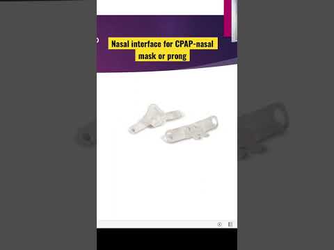 Nasal interface for CPAP-nasal mask or prong #nicu #neonatal #neonatology #ventilation #cpap #NCPAP