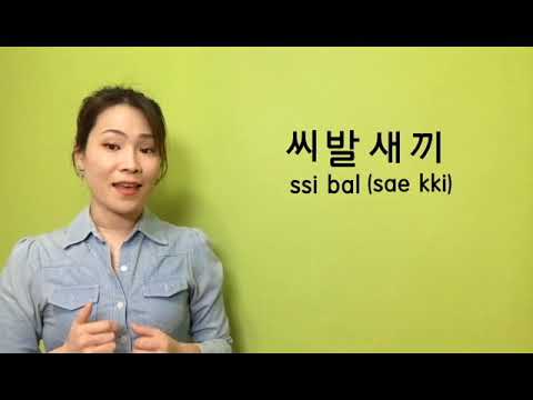 Korean curse dictionary #koreanbadwords