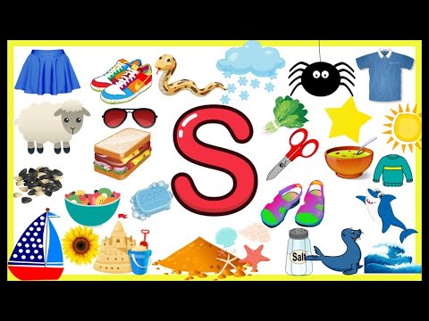 Words That Start with S | Words That Start with Letter S for Toddlers | Vocabulary For Kids